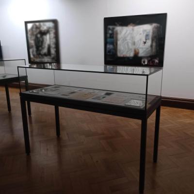 China High Strength Glass Cover Table Display Cabinet Custom Museum Display Cabinet for sale