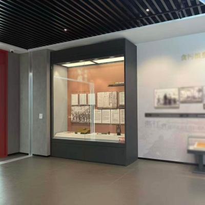 China Museum Wall Display Cabinet Expansive Wall Case, Proud Or Flush, Motorized Entry, Atmospheric, Central for sale
