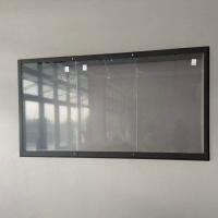 China Lager Wall Integrated Display Cabinet Built-in Wall Niche Glass Display Case for sale