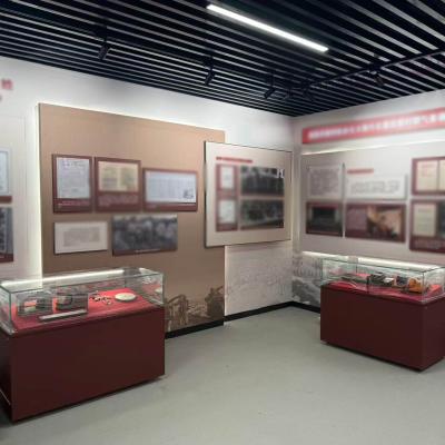China LED Lit History Glass Cabinet Counter Movable Fully Transparent Countertop Glass Cabinet for sale