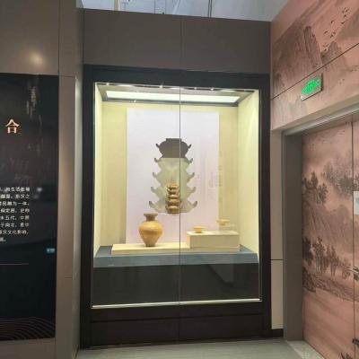 China Museum Wall Display Cabinet Large Vitrine, Proud Or Recessed, Automatic Sliders, Climate, Principal for sale