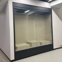 China Museum Wall Display Cabinet Big Wall Vitrine, Surface Or Built, Electric Motion, Controlled, Primary Museum Display for sale