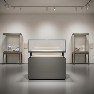 China Museum Display Case, Counter Case, Five-sided Transparency, 360°, Optional Climate, Letters for sale