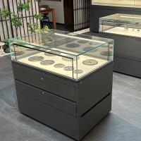 China Museum Display Cabinet Glass Cabinet For Counter, 5 Faces, 360 View, Optional Climate, Books for sale