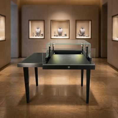 China Museum Display Cases Tabletop Glass Case, Five Panels, All-angle, Gel Moisture Control, Jewelry for sale