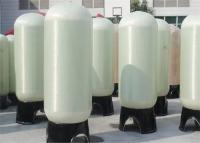 China 1000L Maintainable Household FRP Water Treatment Tank With 2 Inch Inlet Outlet Connect for sale