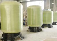 China Chemical Resistant Fiberglass Storage Tank FRP Sand Filter Vessel UV Resistance for sale