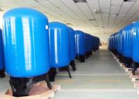 China Pureline Fiberglass FRP Pressure Vessel Cylindrical Shape For Water Filtration for sale