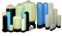 China Cylindrical Shape Fiberglass Storage Tank For Water Treatment Above Ground Install for sale