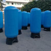 China Fiberglass Frp Water Storage Tank Water Softener 50kg Weight Above Ground Installation for sale