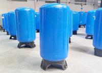 China High Vacuum Resistance FRP Pressure Vessel Tank Top Opening For Water Treatment for sale