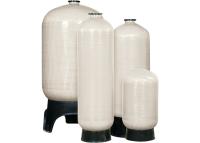 China Vertical FRP Sand Filter Vessel , Fiberglass Water Softener Tank Remove Calcium for sale