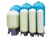 China Cylindrical Type Fiberglass Softener Tank FRP Pressure Vessel Industrial Custom Design for sale