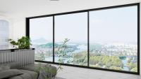 China Soundproof French Style Aluminium Windows Glass Replacement Horizontal Opening for sale
