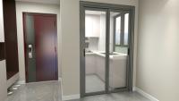 China Horizontal Double Glazed Aluminium Sliding Glass Doors Soundproof Thermal Brake for sale
