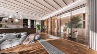 China Fireproof Silver Aluminum Sliding Glass Patio Doors Manufacturers for sale