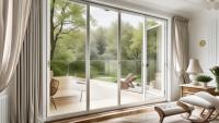 China Modern Commercial Sliding Glass Door With Aluminum Frame Ventilated for sale