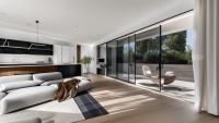 China OEM / ODM Balcony Aluminium Sliding Glass Door Waterproof Easy Installation for sale