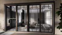 China OEM Aluminum Frame Sliding Glass Doors Soundproof Aluminum Sliding Patio Doors for sale