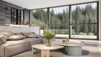 China Custom Commercial Aluminium Glass Windows Casement Airtightness Class 4 for sale
