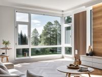 China White Residential Aluminium Casement Windows Thermal Brake AAMA for sale