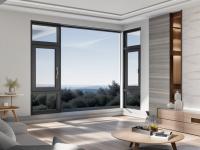 China Anodised Aluminium Casement Windows Ventilation With Fiberglass Screen for sale
