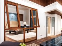 China Aluminium Top Hung Outward Opening Window Waterproof And Soundproof for sale
