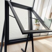China Laminated Glass Top Hung Aluminium Windows Soundproof Heat Insulation for sale