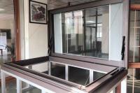 China Durable Bathroom Aluminium Top Hung Window Lightweight And Dustproof for sale