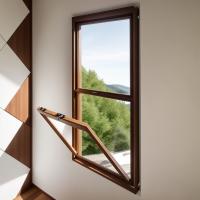 China Glass Tinted Bottom Hung Casement Windows Aluminum Thermal Insulation for sale