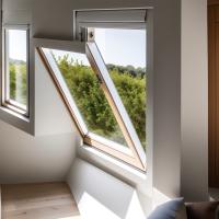 China Glass Thermal Break Aluminum Replacement Windows Casement Bottom Hung for sale