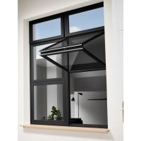 China OEM / ODM Powder Coating Folding Glass Windows Aluminium Alloy For Business for sale