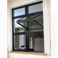 China OEM / ODM Powder Coating Folding Glass Windows Aluminium Alloy For Business for sale