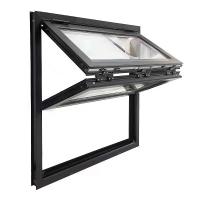 China OEM Wood Grain Aluminium Bifold Windows Soundproof Manual Open for sale