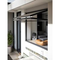 China Aluminum Custom Folding Glass Windows Outward / Inward Opening for sale