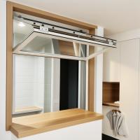 China Flexible Single / Double / Triple Glass Windows Folding Aluminum for sale