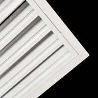 China Laminated Glass Aluminium Louvered Window Lightweight Electrophoresis for sale
