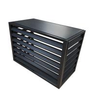 China Laminated Glass Aluminium Louvered Window Lightweight Electrophoresis for sale