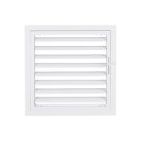 China OEM / ODM Bathroom Aluminium Louvered Windows Powder Coating Surface for sale