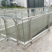 China Commercial Interior Aluminum Stair Railing Fencing Rust Resistance for sale