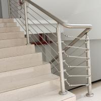 China Security Exterior Aluminum Stair Railing Windproof Aluminum Stair Fencing for sale