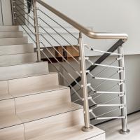 China Customized Home Aluminum Stair Railing High Rust Resistance AAMA for sale