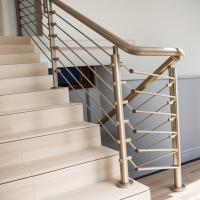 China Customized Home Aluminum Stair Railing High Rust Resistance AAMA for sale