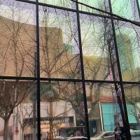 China Decorative Enamelled Glass Ware Various Shapes Soundproof Glass Panels for sale