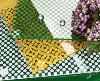 China Customized Vitreous Enamel Glass In Various Shapes And Colors for sale