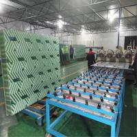 China OEM ODM Enamelled Glass Customized and High Temperature Resistance for sale