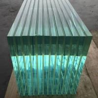 China 10-13mm Thickness Laminated Safety Glass with Clear Film Tempered Glass for sale
