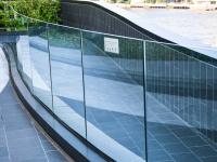 China 10-13mm Thickness Laminated Safety Glass with Clear Film Tempered Glass for sale