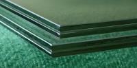 China Various Panel Sizes Laminated Safety Glass with Tempered Panels and White Film Protection for sale