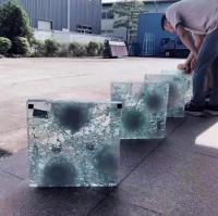 China Curved Flat Custom Cut Bulletproof Glass for 10000 Square Meter Performance for sale
